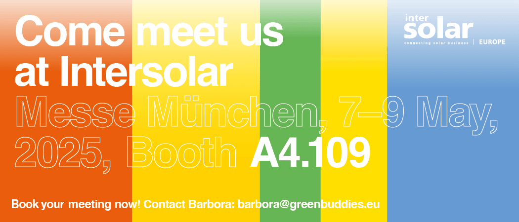 Intersolar Europe is calling, come and meet Greenbuddies!